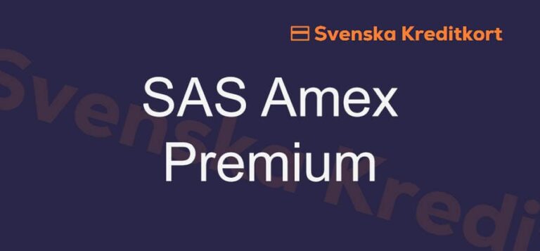 SAS Amex Premium - hur bra är kortet? Läs vår recension & jämför